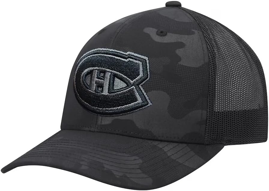 Montreal Canadiens NHL Camo Trucker Tonal Snapback Cap – Sport Army