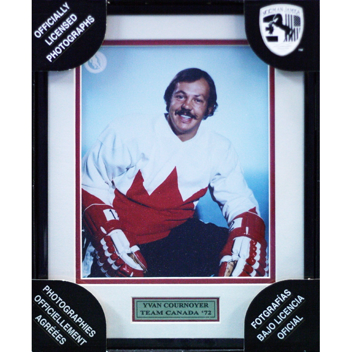 Yvan Cournoyer Team Canada '72 Framed Colour Photo – Sport Army