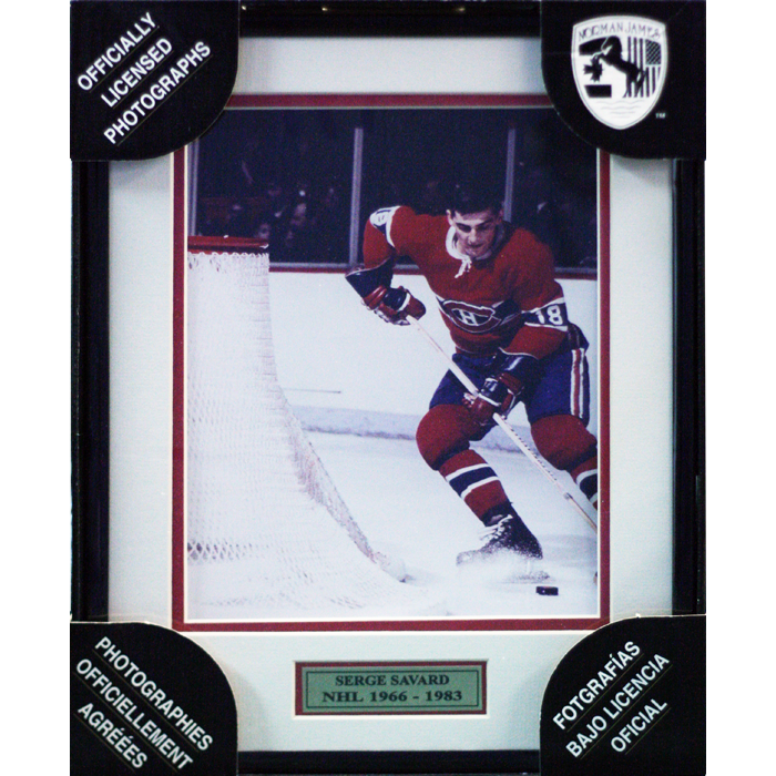 Serge Savard Montreal Canadiens Framed Colour Photo – Sport Army